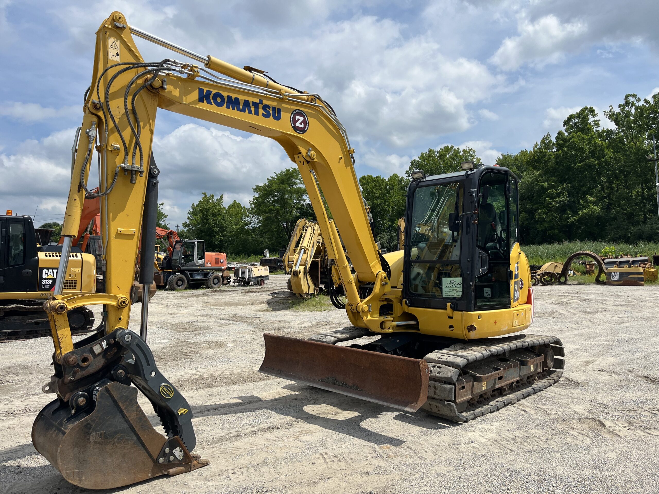 2019 Komatsu PC80MR-5 Mini Excavator - Zadoon